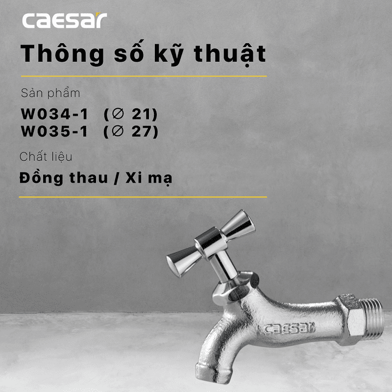 Voi-xa-lanh, voi-gan-tuong,voi-san-vuon,voi-chau-giat, voi-rua-chan, Vòi lạnh gắn tường Caesar ...